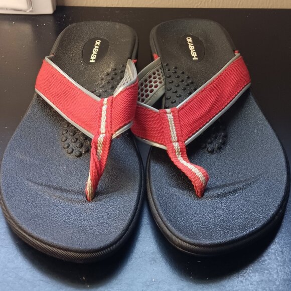 Okabashi | Shoes | Okabashi Flip Flops Womens Ml Comfort Slip Ons ...